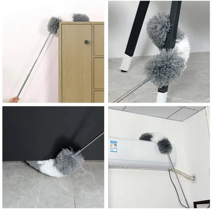 100-Inch Extendable Microfiber Feather Duster – Clean High Places Easi ...